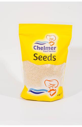 Chelmer White Sesame Seeds - 1Kg Bag | Thompsons Food Service